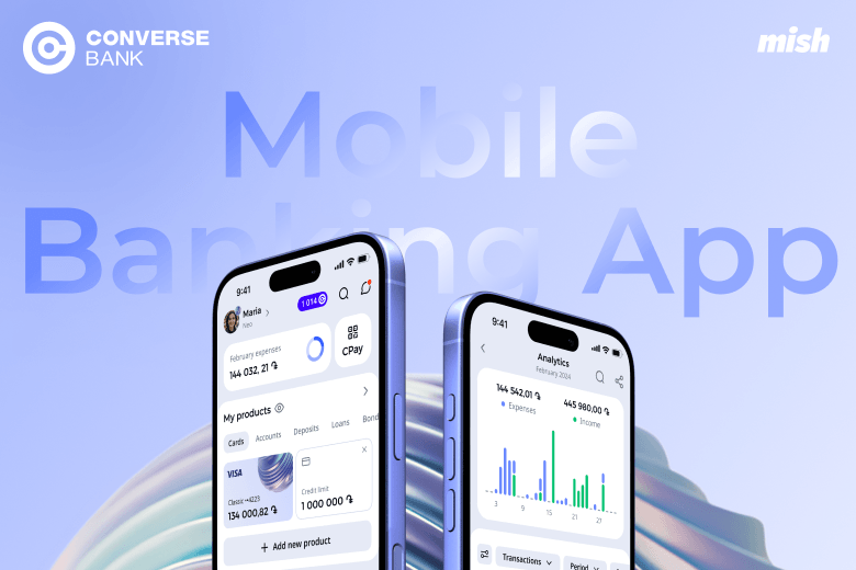 Новая дизайн-система для Converse Bank и обновление мобильного приложения – кейс Mish Product Lab